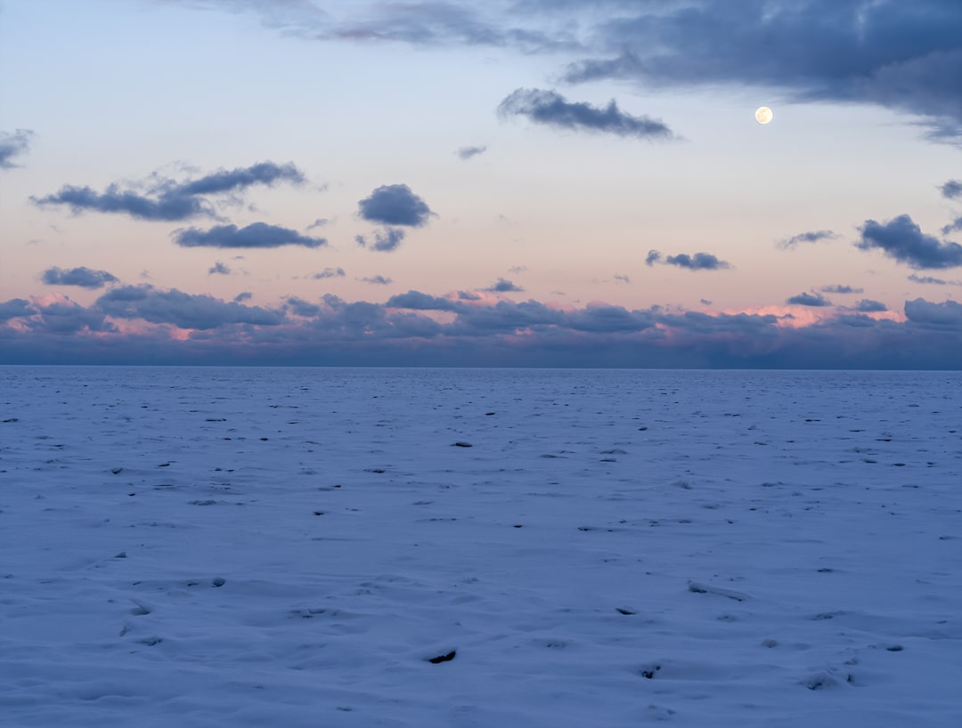 Moon above Lake Michigan: Lincoln Schatz Studio Journal